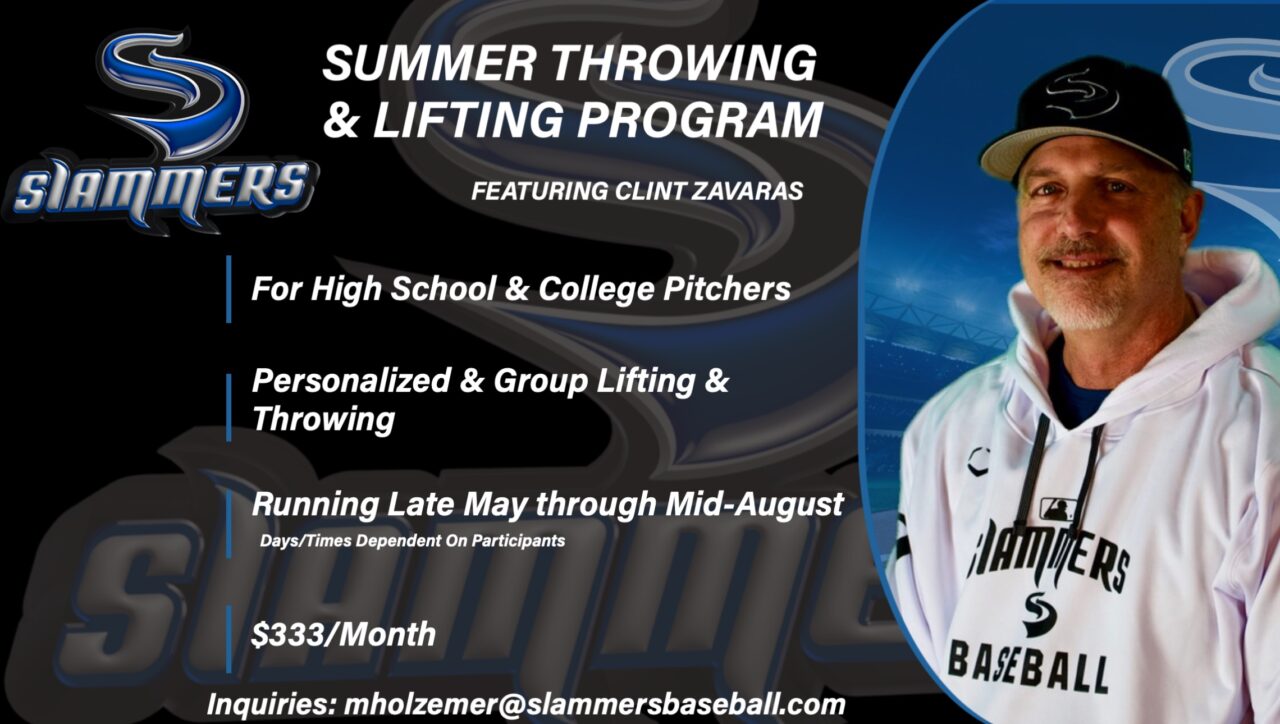 Summer Throwing & Lifting Program - Slammers Baseball